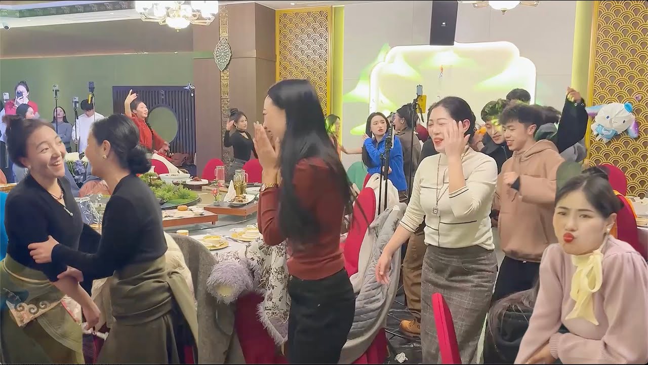 Gather the most Tibetan dance beauties and the most lively birthday ...