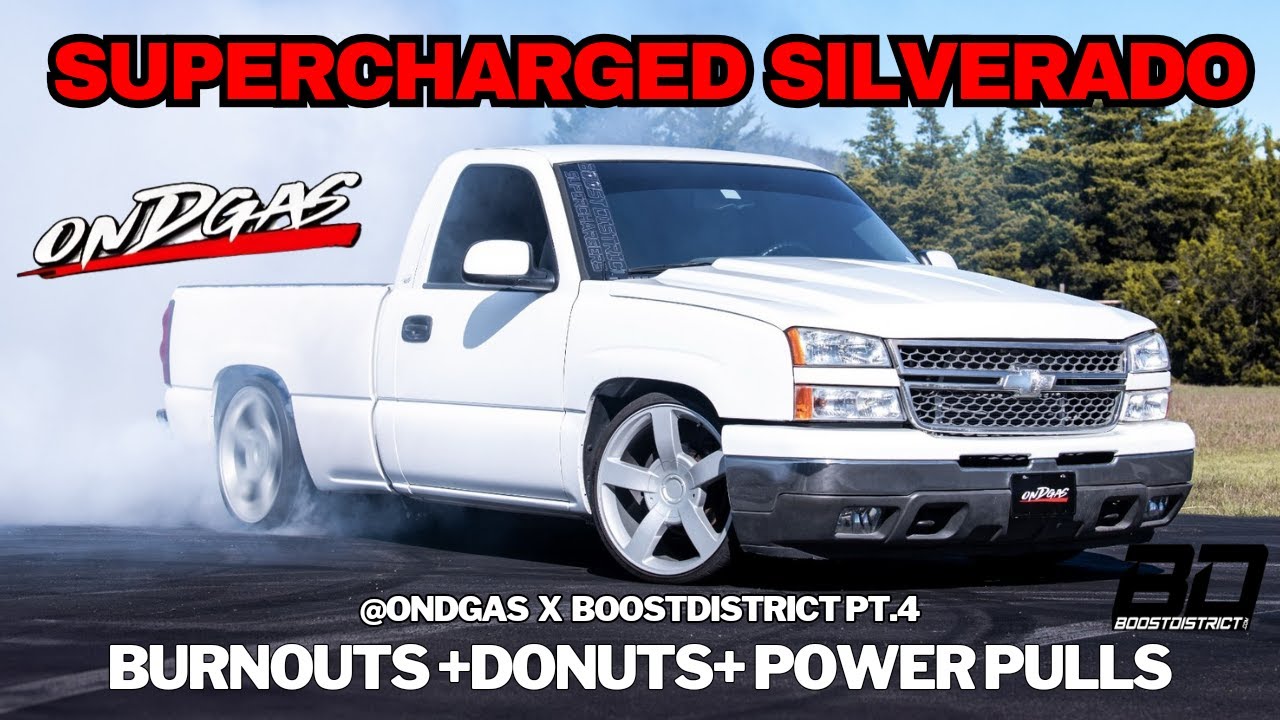 @ONDGAS Silverado LSA Supercharged Donuts! Rips and MAKES POWER ...