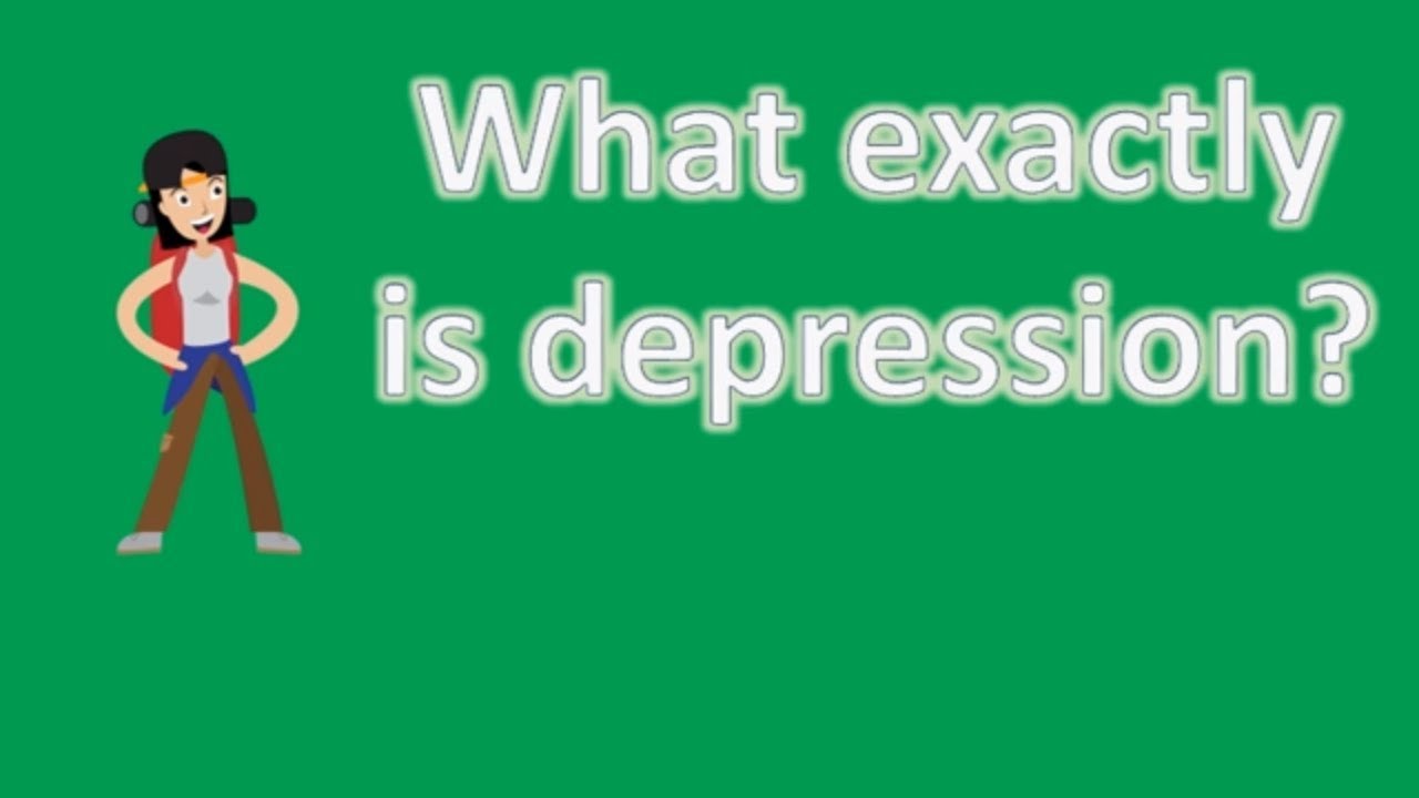 What exactly is depression ? |Number One FAQ Health Channel - YouTube