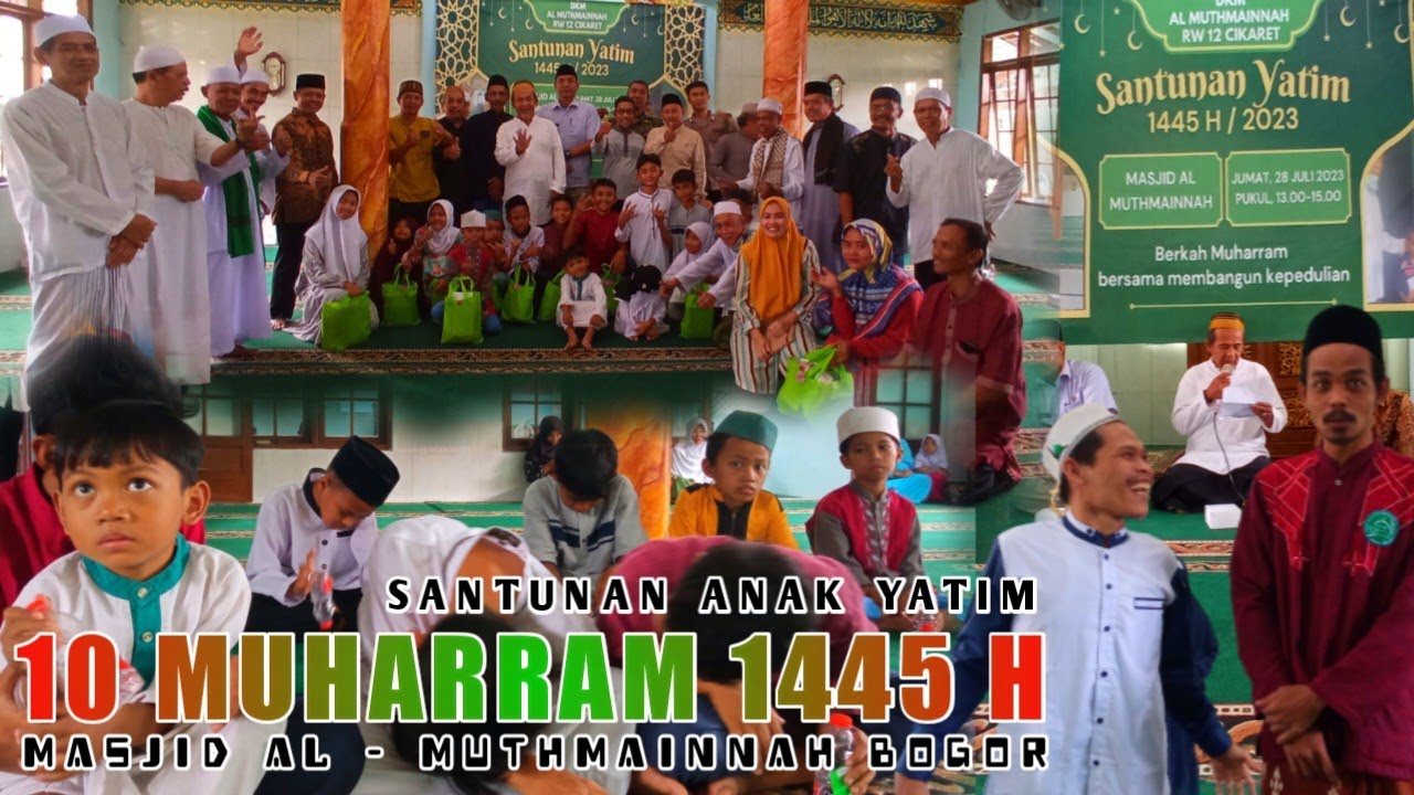 Santunan Anak Yatim 10 Muharram 1445 H|Masjid Al-Muthmainnah Bogor ...
