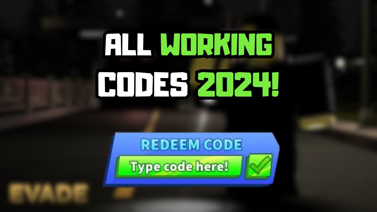 NEW ALL WORKING CODES EVADE IN 2024! ROBLOX EVADE CODES🏃‍♂️ - YouTube