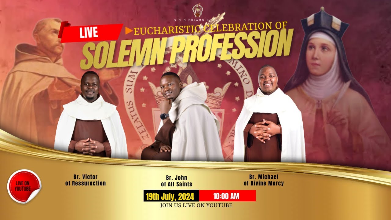 Solemn Profession Mass for Brs. Victor, John and Michael. - YouTube
