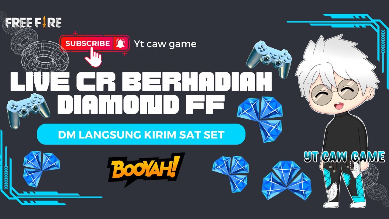 🛑CR AN HADIAH DM FF💎 | SINI IKUTAN - YouTube