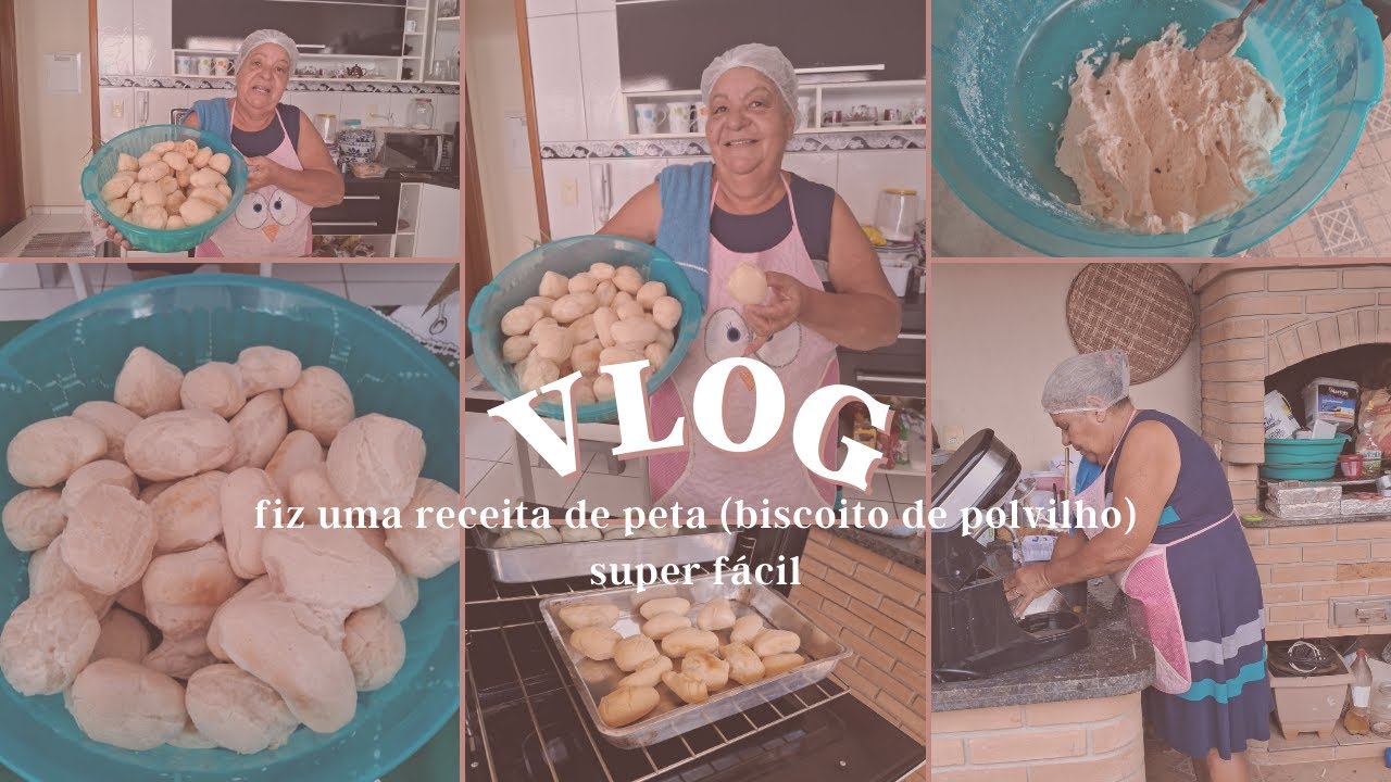 FIZ UMA RECEITA DE PETA (BISCOITO DE POLVILHO) SUPER FÁCIL - YouTube