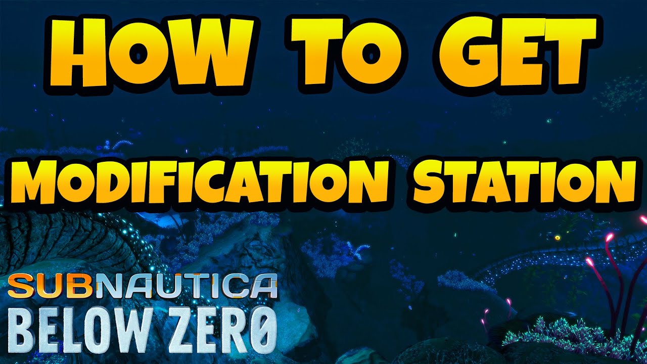 How to Get Modification Station in Subnautica Below Zero - YouTube