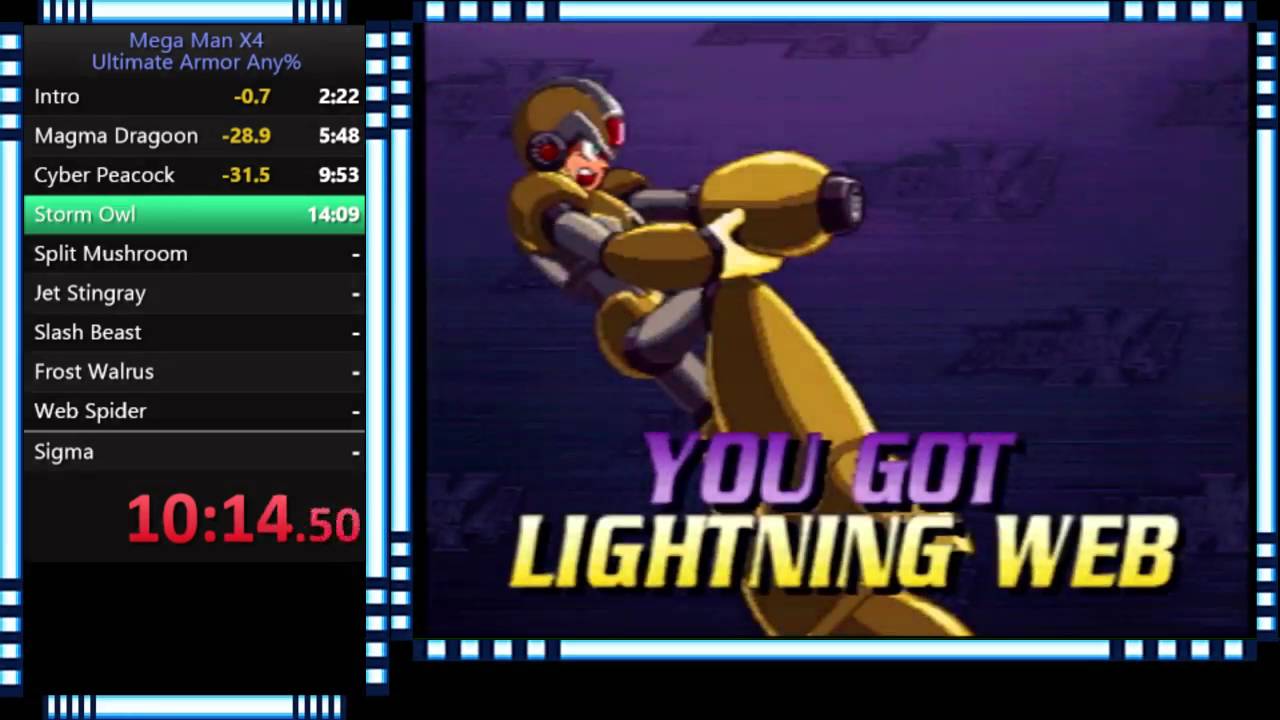 Mega Man X4 Ultimate Armor 100% 55m32s 2015 12 09 - YouTube