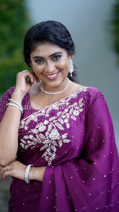 Latest Collection Of Designer Crepe Saree At Mahalekshmi Silks Saree