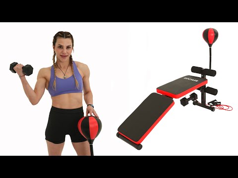 Kochler Katlanabilir Fitness Ağırlık Sehpası - Mekik Aleti -Tüm Vücut Egzersiz Aleti Gym Bench