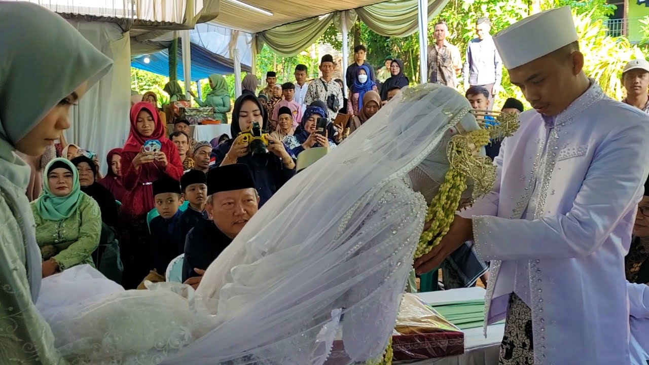 Suasana Akad Nikah Hajatan Dipedesaan, Resepsi Pernikahan Sunda Jawa ...