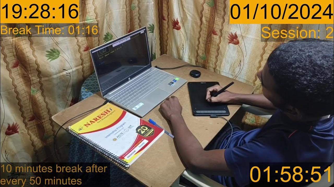 Day 01/100 | 📚 Study With Me | Pomodoro Focus Sessions | Stay ...