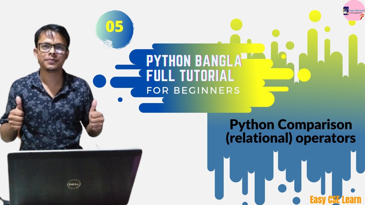 5 Python Bangla Tutorial Python Comparison Operator Youtube 6205