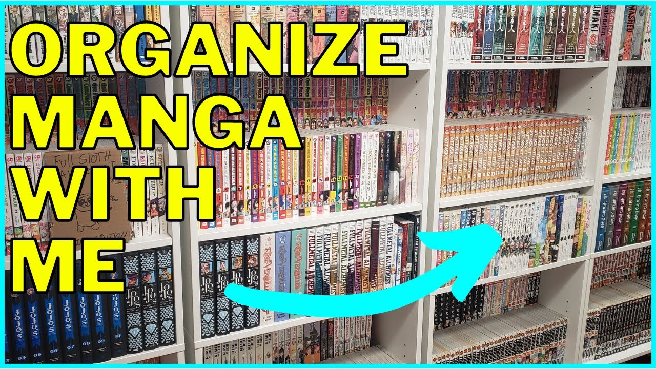 Organize Manga Shelf With Me! - YouTube