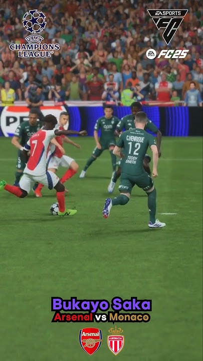 BUKAYO SAKA SCORES! Arsenal vs Monaco - YouTube