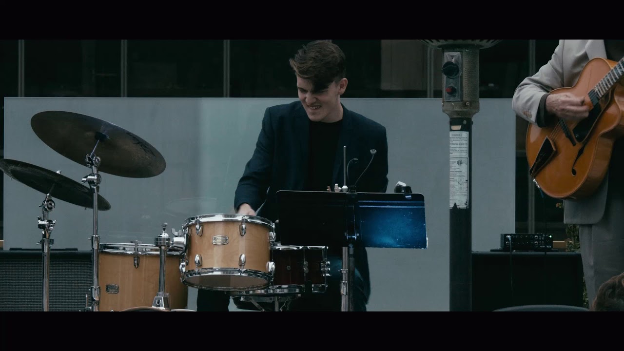 Johnny Steele on drums. BMPCC 4K with Lumix 45-150 zoom lens in low ...