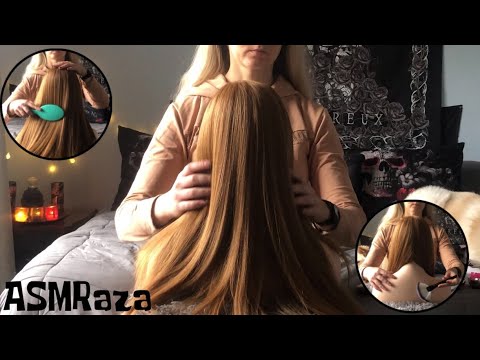 ASMR|Hair Play & Hair Brushing & Hair Twirling for Relaxation! - YouTube
