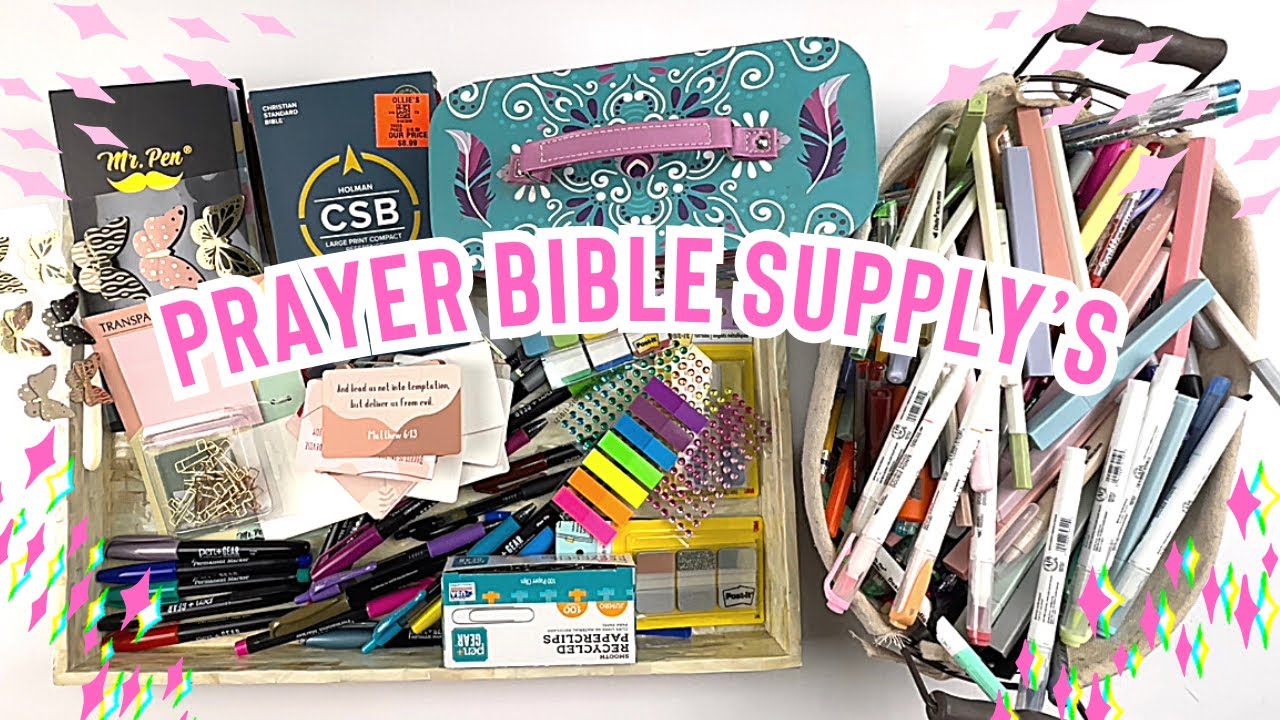 Prayer Bible Supply Haul - YouTube
