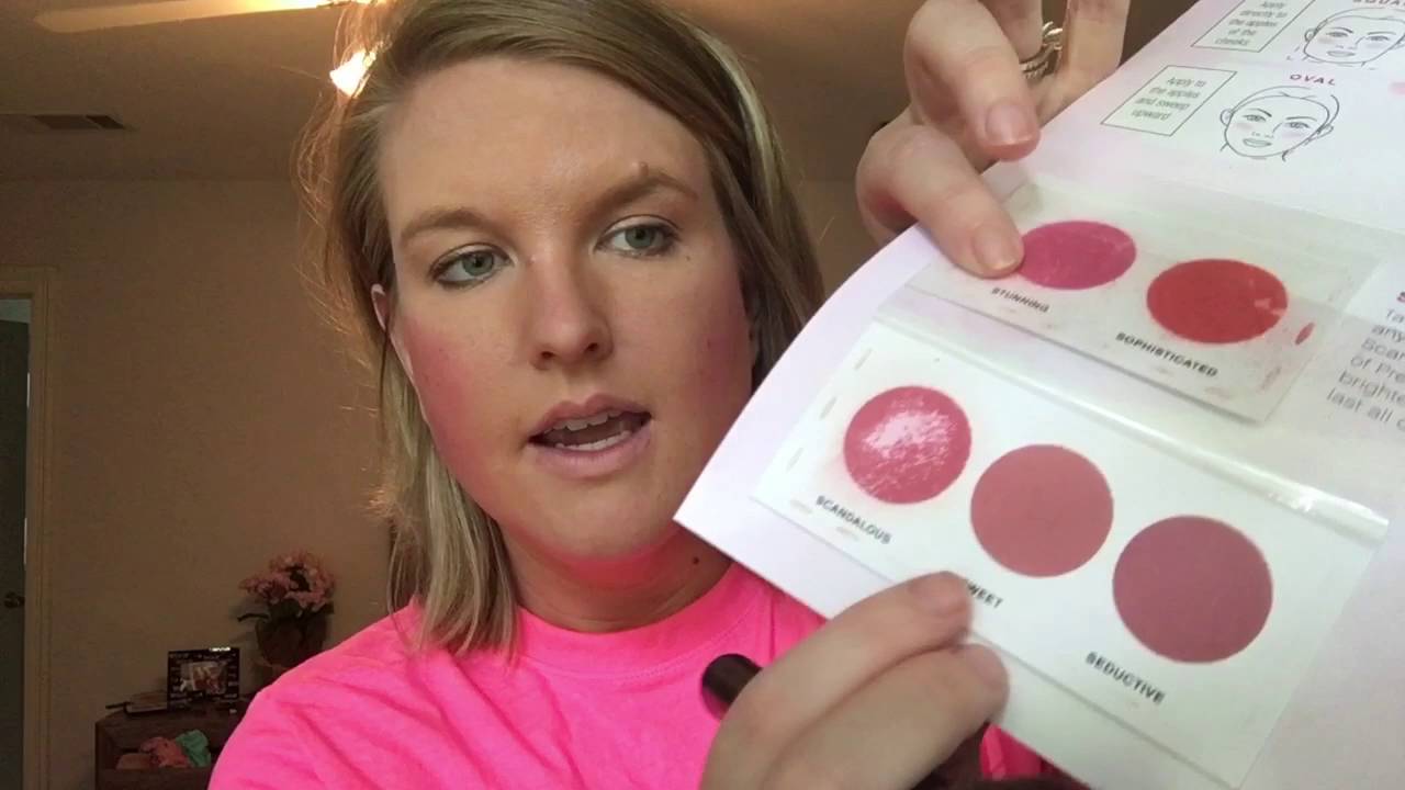 Younique Mineral Blush Samples - YouTube