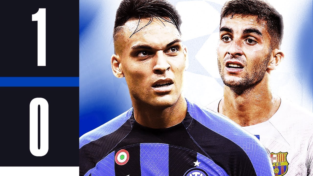 BARCA WERE ROBBED! 🤬 INTER MILAN 1-0 BARCELONA | LIVE CHAMPIONS LEAGUE ...