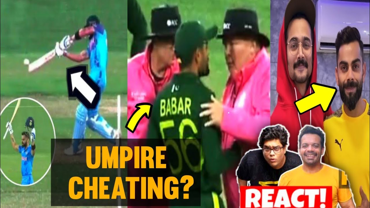 Umpire Cheating in PakVsInd Match? Youtubers Reacts..| BB Ki Vines with ...
