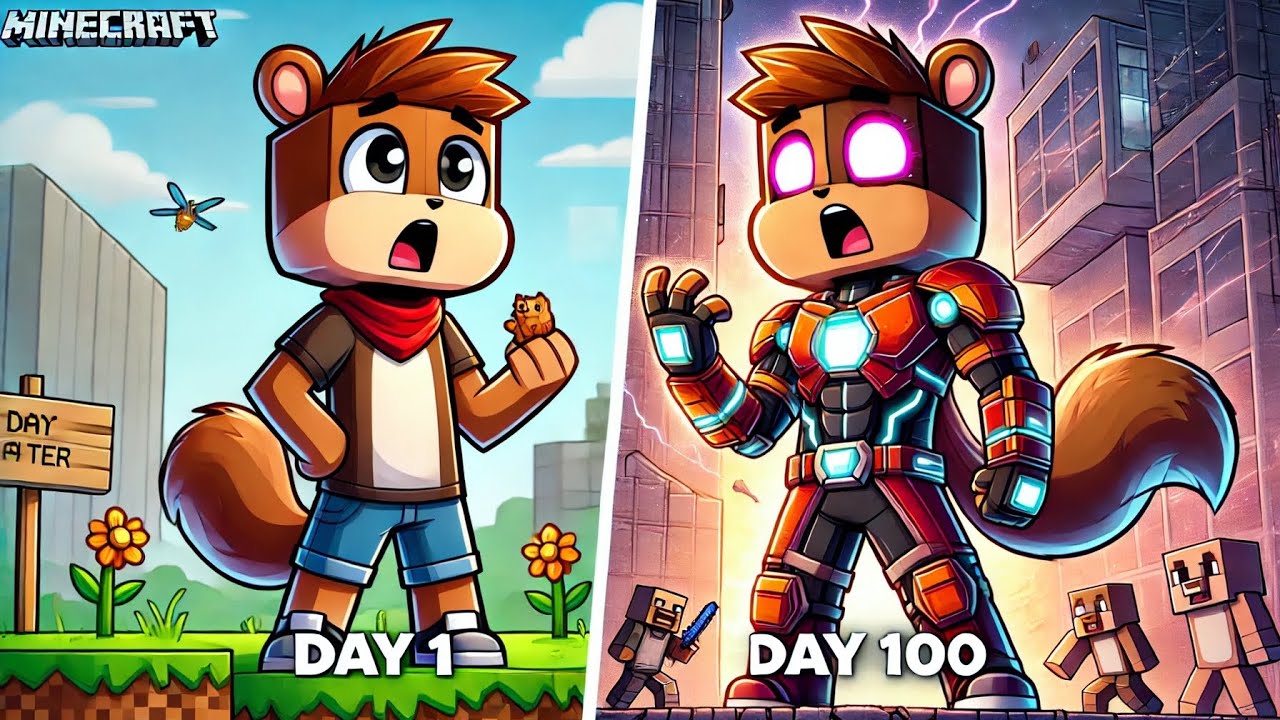 Level 1 SUPERHERO Vs Level 100 SUPERHERO... - YouTube