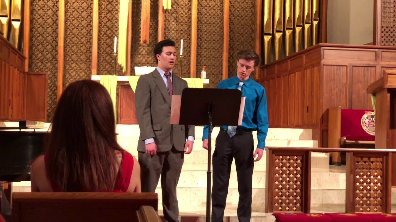 Jack Gerding and Kyle Gerding sing Santa Lucia - YouTube