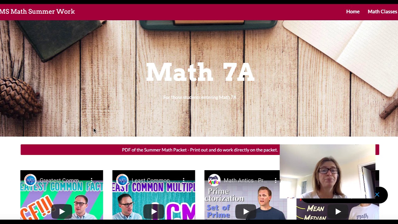Math website intro video - YouTube