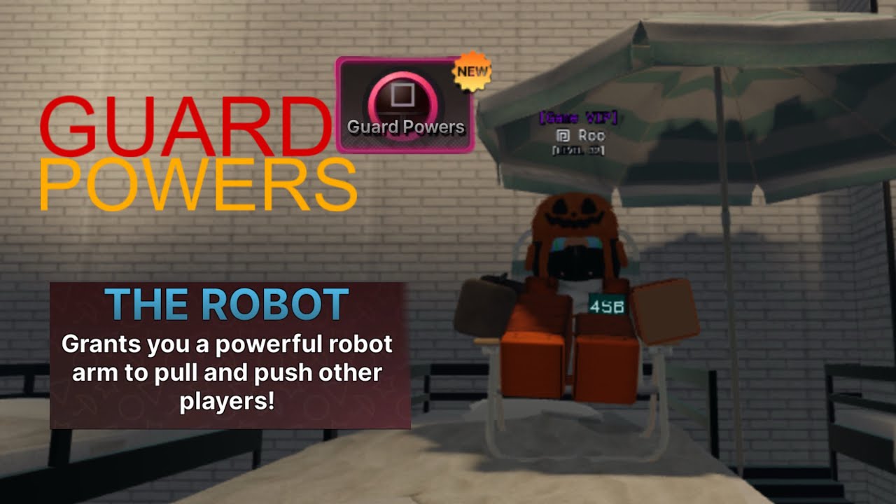 Ink game Guard Powers and trying out the Robot power Roblox - YouTube
