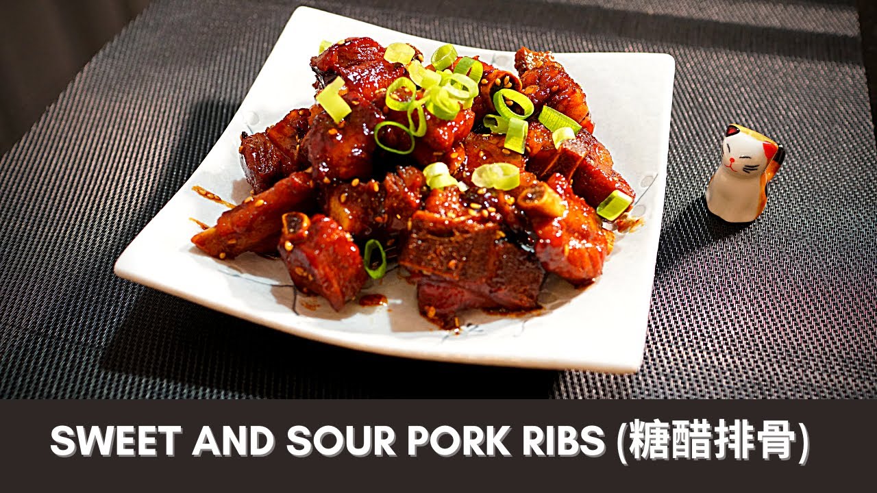 Sweet and Sour Spare Ribs - ASMR Cooking and Eating (No Talking Chinese ...