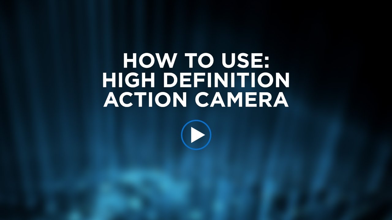 How To Use 720P High Definition Action Camera - YouTube