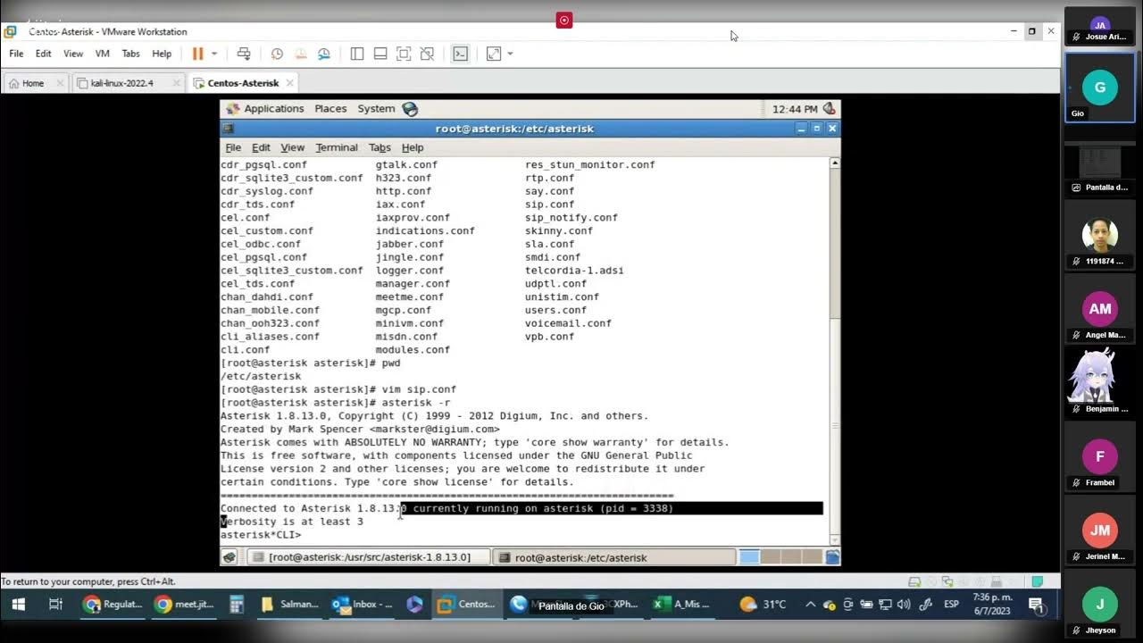 Como instalar Asterisk con CentOS 7 - YouTube
