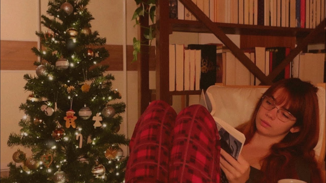 cozy christmas reading for 16 minutes | poďte si so mnou čítať pred ...