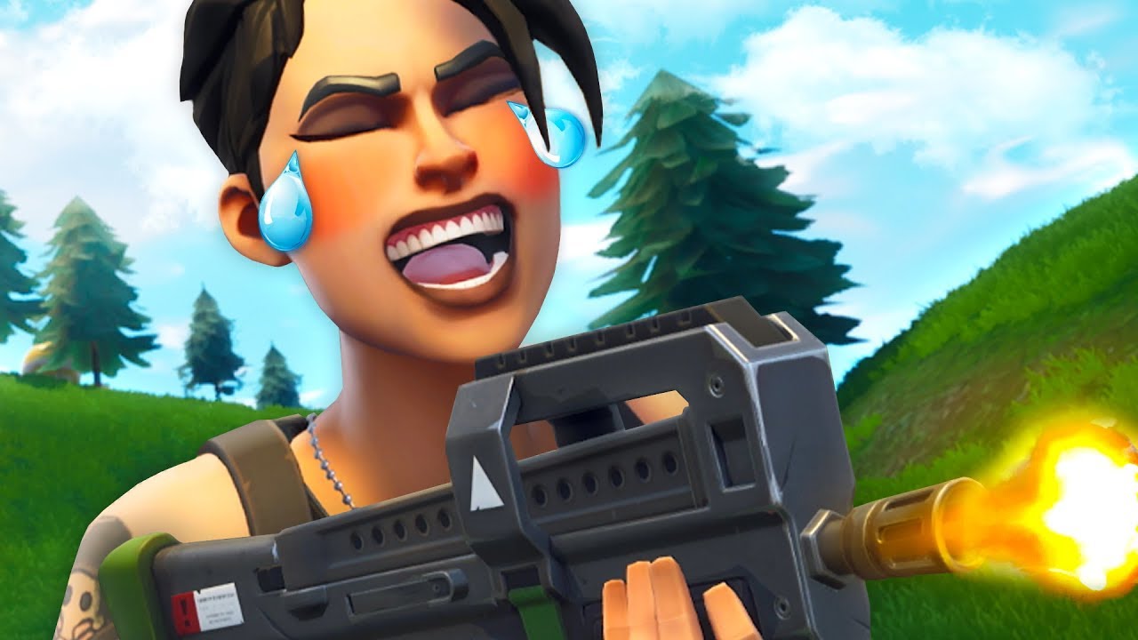 Fortnite Battle Royale aber die MP's machen dich zu einem Gott.. - YouTube