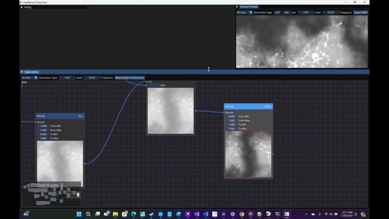 UE5 Procedural planet, finishing up terrestrial noise formula, adding valleys - YouTube
