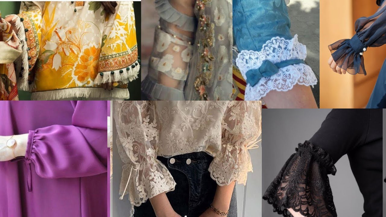 Trendy Sleeve Designs for girls || bazo kay designs || asteen designs ...