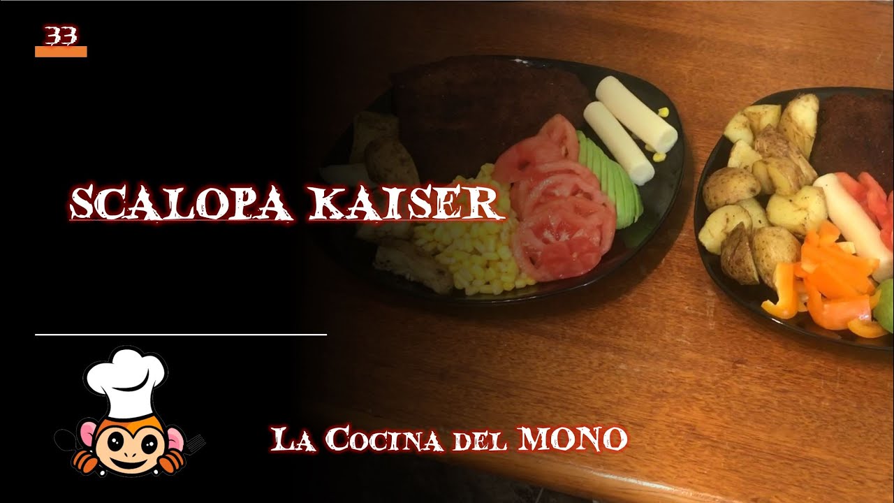 Escalopa Kaiser | La Cocina del MONO - YouTube