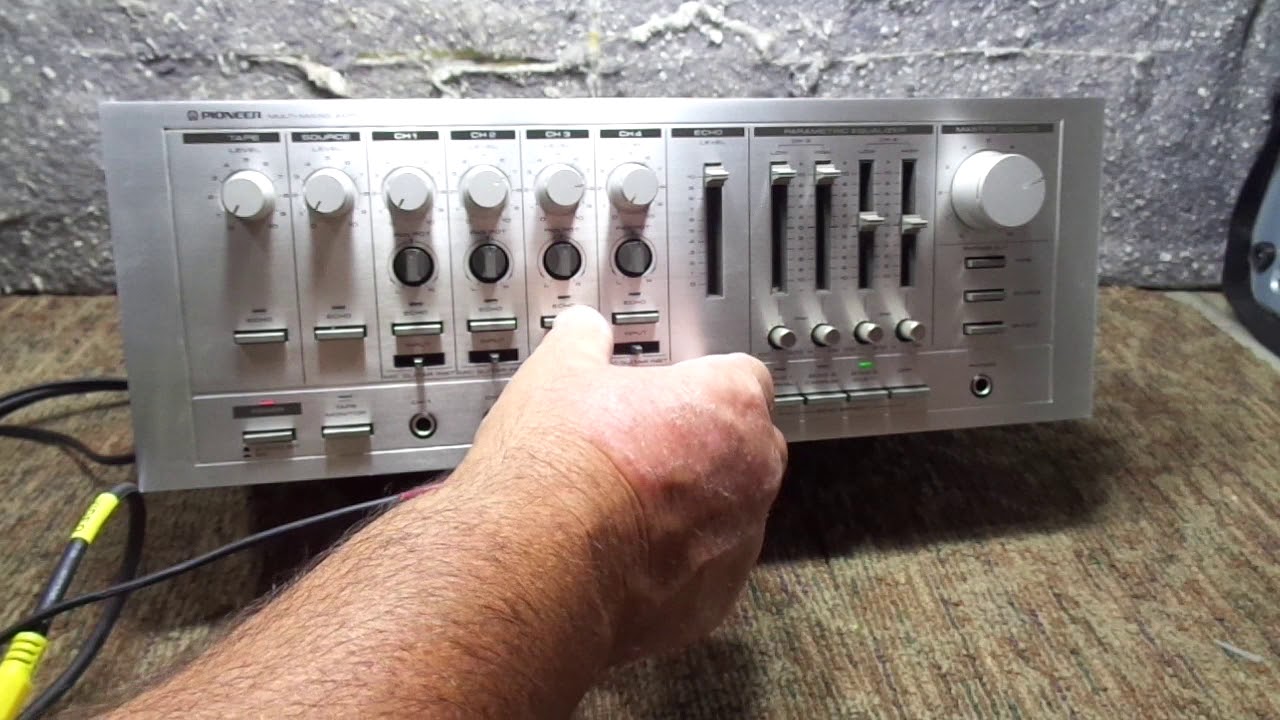 DEMO of PIONEER MA-100 MULTI-MIXING AMPLIFIER Multi-Volt FOR SALE - YouTube