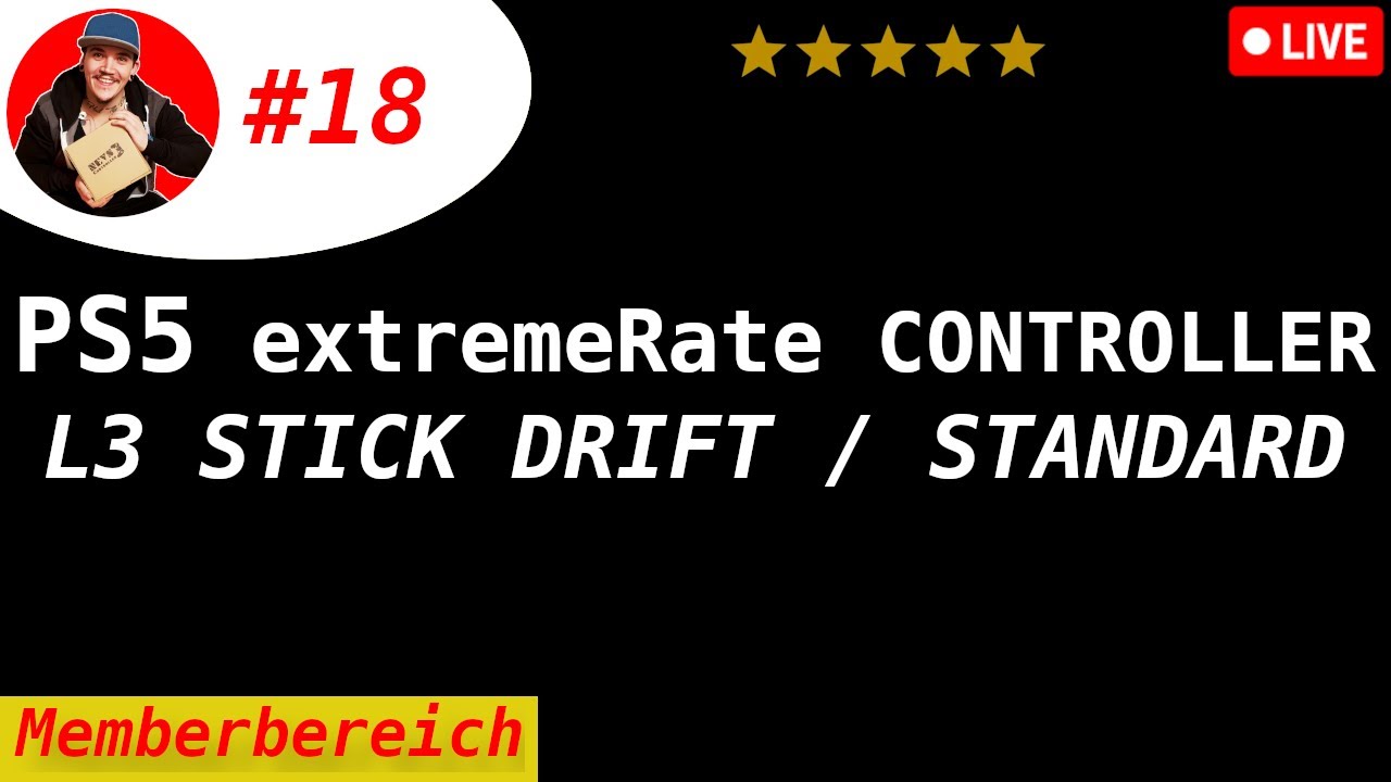 PS5 extremeRate (Kunden) Custom Controller / L3 Stick Drift Standard ...