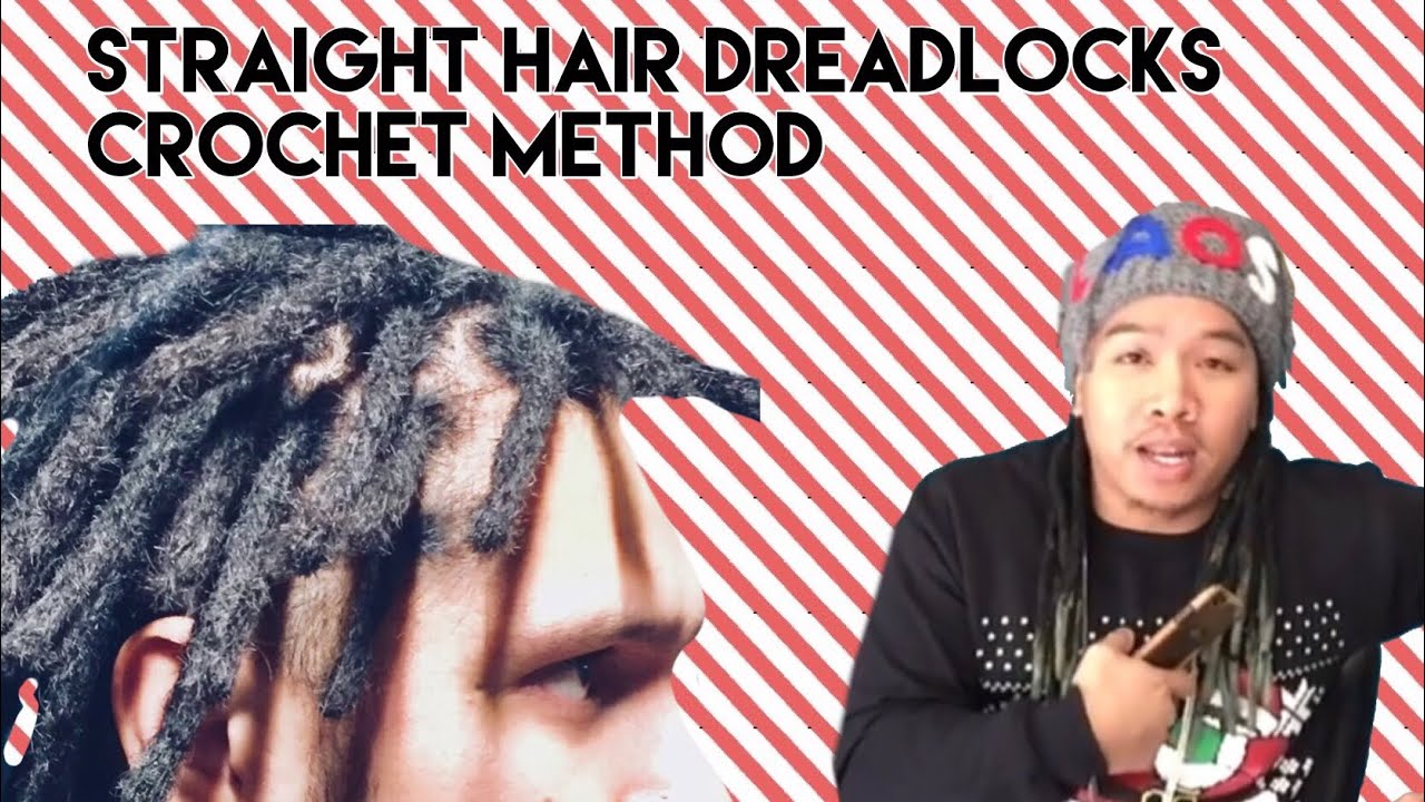 Straight Hair Dreadlocks Crochet Method - YouTube