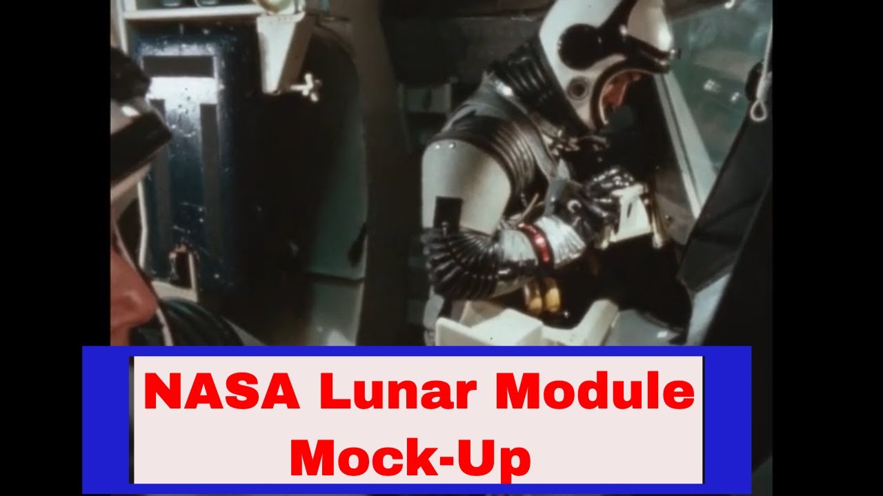 NASA / REPUBLIC AVIATION APOLLO PROGRAM LUNAR MODULE MOCK-UP TESTING ...