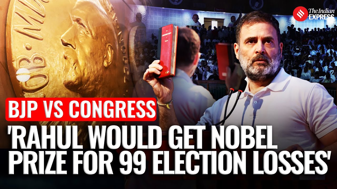 Nobel Controversy in India: Rahul Gandhi in Spotlight! BJP Blasts Congress - YouTube