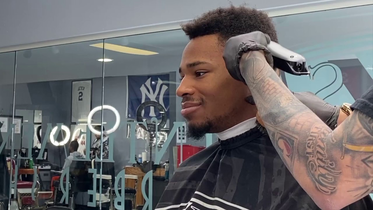 haircut time lapse (full vid & steps coming soon) GBSBARBERSHOP - YouTube