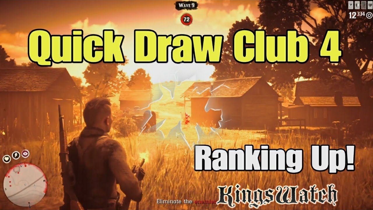 Ranking Up Quick Draw Club 4 - Red Dead Online - YouTube