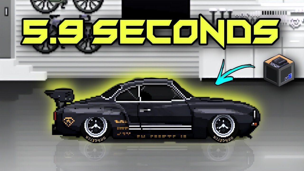 Drag Race car build | Pixel Car Racer | 5.9 seconds 1/4 mile - YouTube