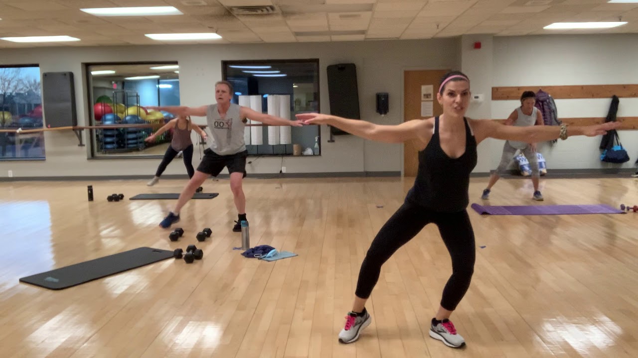 45 Minute SWEATY Strength + Cardio Workout Class - YouTube