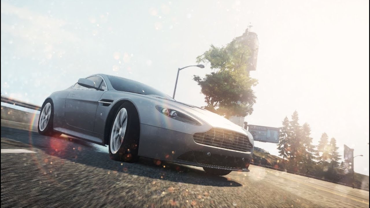 Aston Martin V12 Vantage NFS MW 2012 Free Roam - YouTube