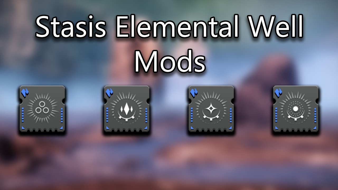Destiny 2 Guide - Elemental Wells | Stasis Elemental Wells - YouTube