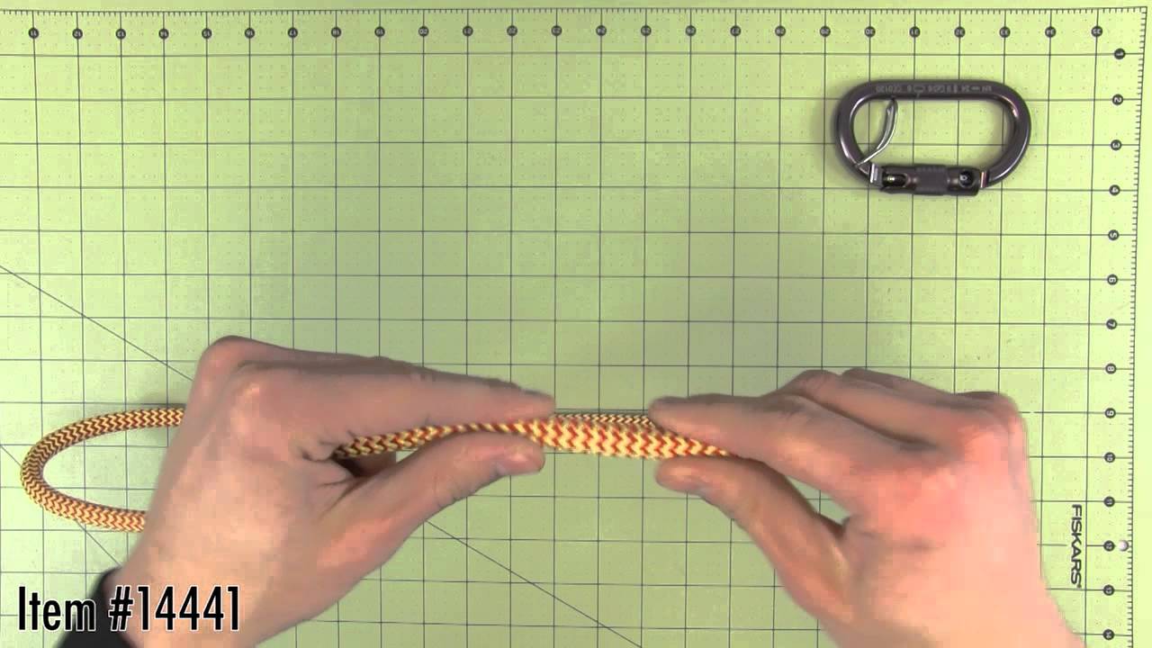 Ocean Polyester Sewn Prusik Loop - TreeStuff.com 360 View - YouTube