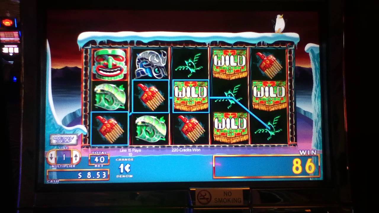 TREASURE CEREMONY Penny Video Slot Machine with a PENGUIN FEATURE Las ...