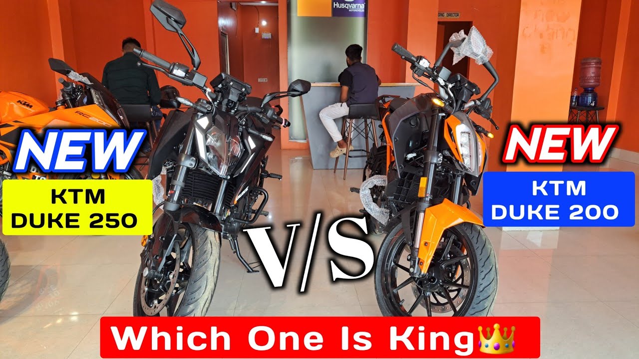 Ktm Duke 250 Vs Ktm Duke 200 Comparison | Duke 250 vs 200 | Which One ...