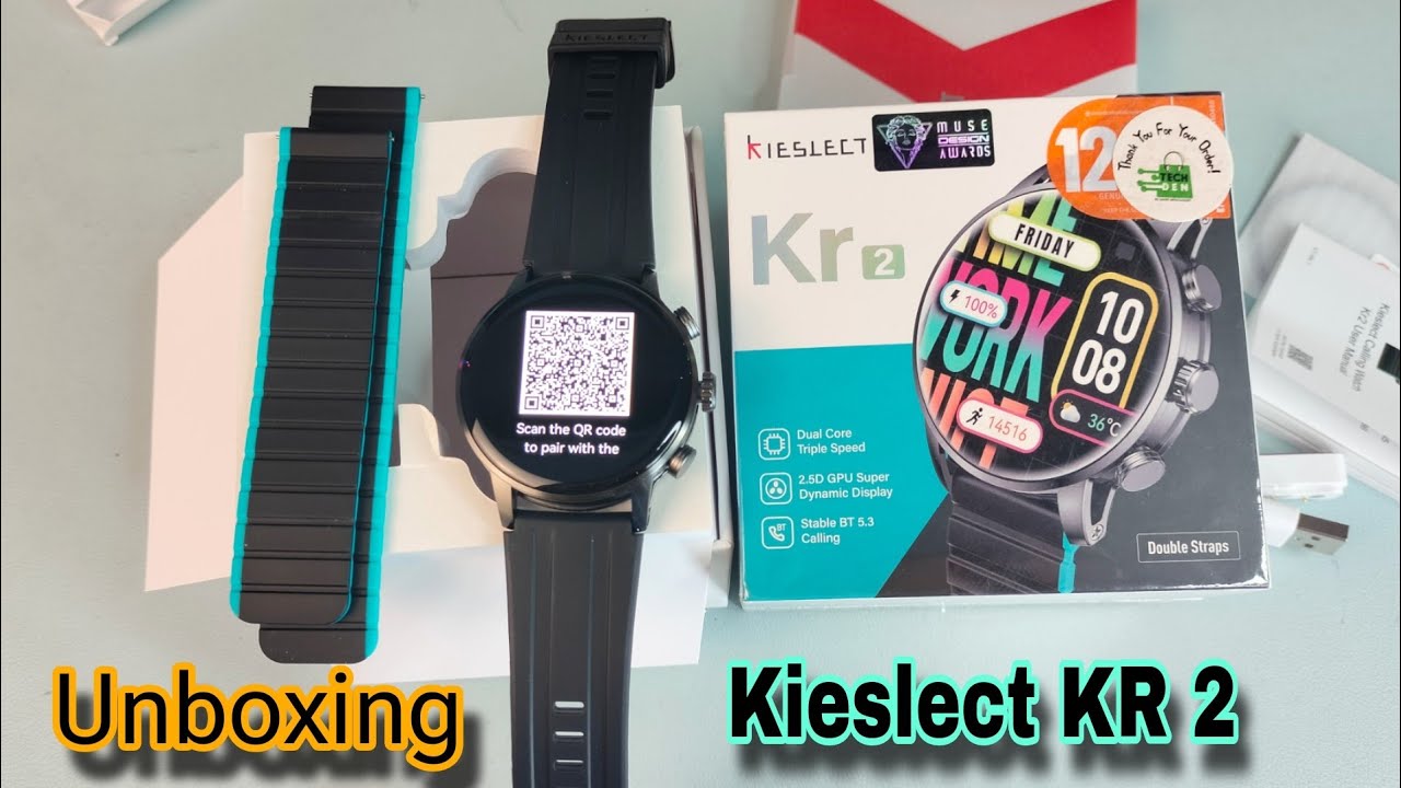 Kieslect KR 2 Calling Smartwatch Unboxing & First Look || Tech Den ...